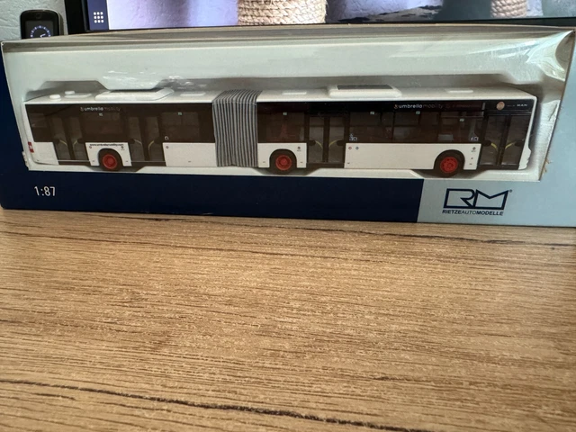 RIETZE 10199 GELENKBUS 1:87 MAN Lion's City Unbenutzt in OVP EUR 99,99 ...