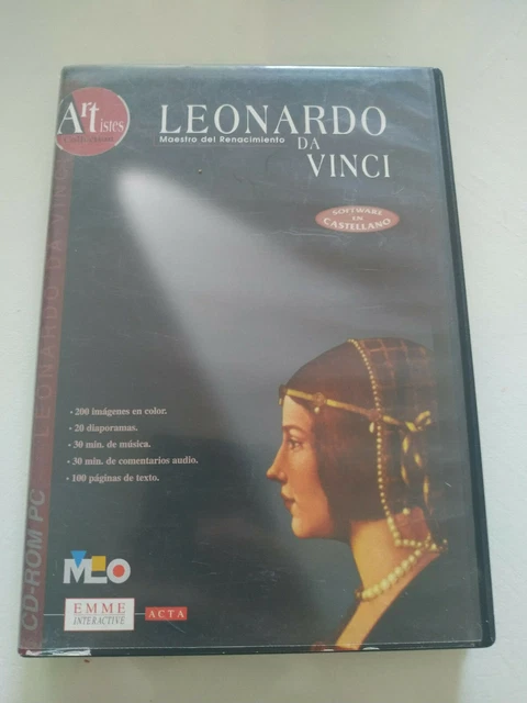 LEONARDO DA VINCI Maestro del Renaissance - CD para PC Cd-Rom Espagne ...