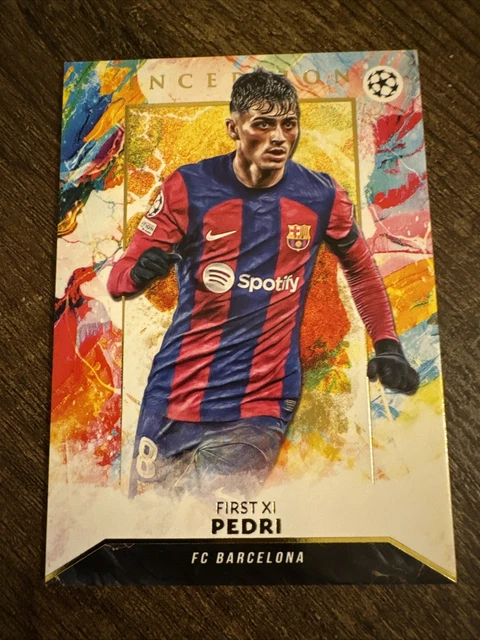 TOPPS UEFA INCEPTION 2023/24 Pedri Barcelona First XI £0.99 - PicClick UK