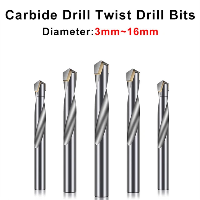 TUNGSTEN CARBIDE TIP TCT Drill Bits Twist Drill Bit for Stainless Steel ...