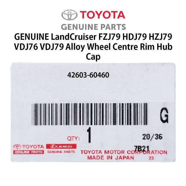 OEM LANDCRUISER FZJ79 HDJ79 HZJ79 VDJ76 VDJ79 Alloy Wheel Centre Rim ...