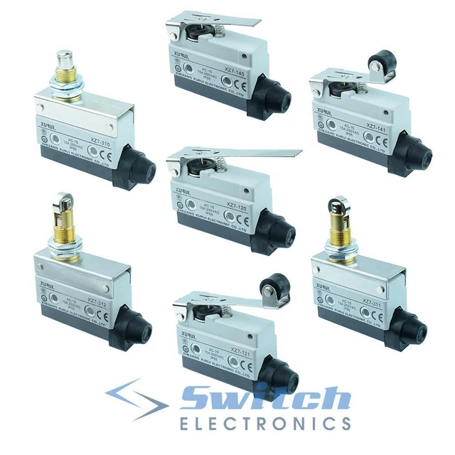 MICRO LIMIT SWITCH SPDT 10A 250VAC Microswitch Roller Lever Plunger £7.49 - PicClick UK