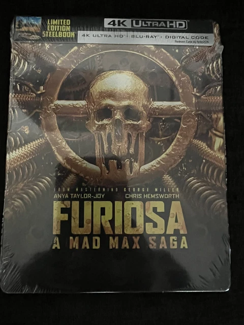 FURIOSA: A MAD Max Saga (2024) 4K UHD Blu-ray/Digital LIMITED EDITION Steelbook EUR 60,94 ...