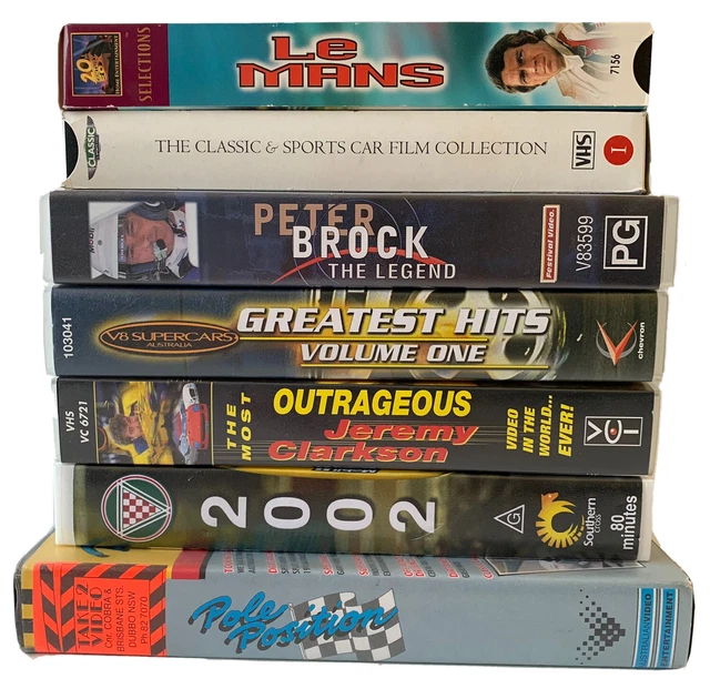 VINTAGE TARGA V8 Supercars Motorsport Racing VHS Bundle X 7 Jeremy ...