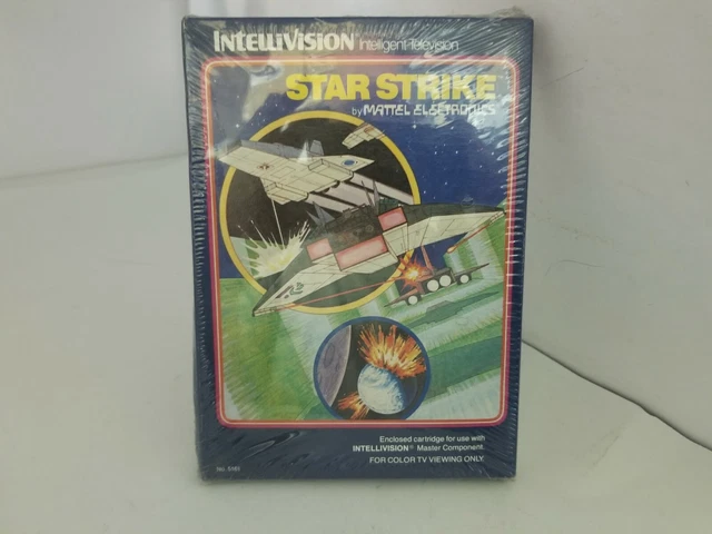 NEUF SCELLÉ STAR Strike Gatefold Édition Pour Intellivision Avec Pli ...