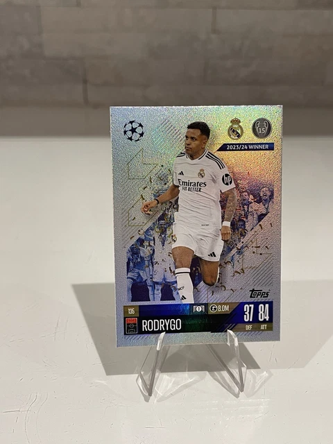 MATCH ATTAX 24/25 2025 2024 Champions League Winner Rodrygo Real Madrid ...