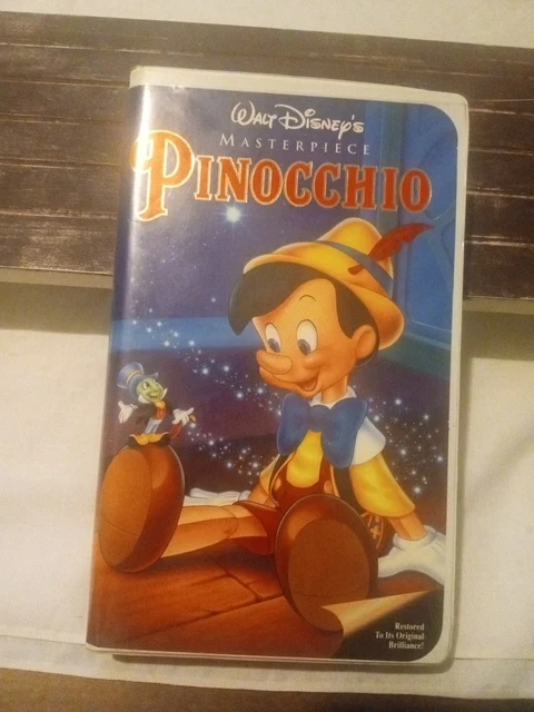 PINOCCHIO VHS RARE Walt Disney's Masterpiece Collection 1993 , #239 EUR ...