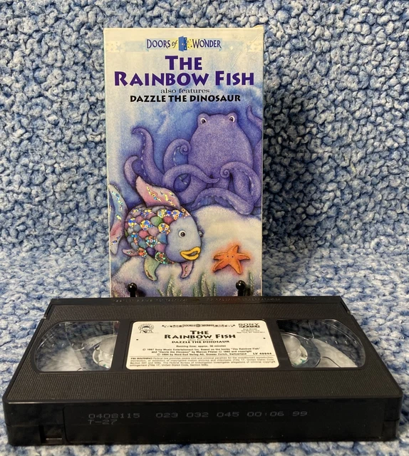 THE RAINBOW FISH: Featuring Dazzle The Dinosaur VHS 1997 RARE OOP PBS ...