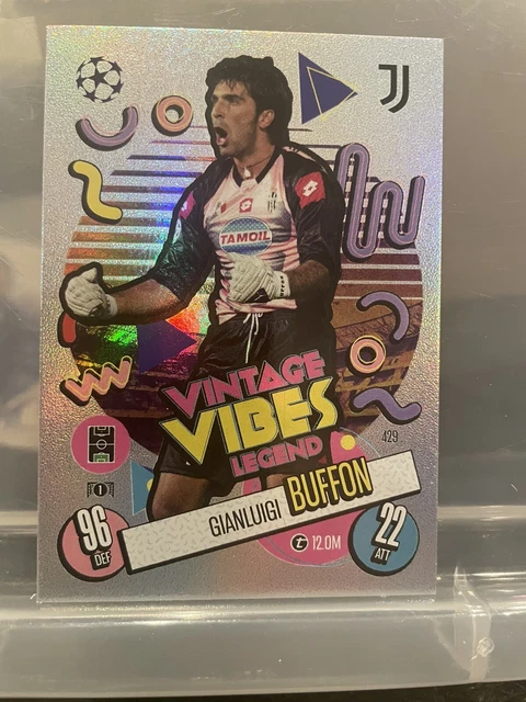 TOPPS MATCH ATTAX 2024/25 - Vintage Vibes Legend Gianluigi Buffon #429 EUR 2,36 - PicClick IT