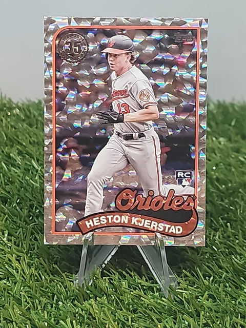 2024 TOPPS SERIES 2 Heston Kjerstad RC #89B2-18 Foglio d'argento 1989 ...