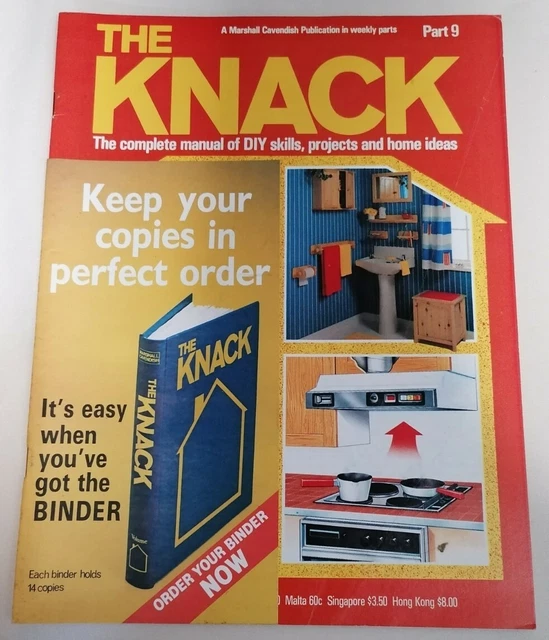 MAGAZINE - VINTAGE 1981 The Knack DIY Marshall Cavendish Manual Part 9 ...