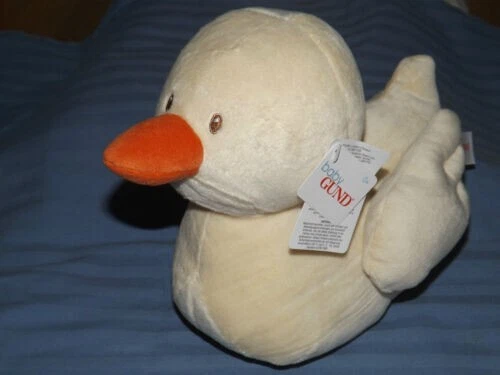 BABY GUND DUCK Yellow Soft Plush Stuffed Toy 4036976 nursey time new ...