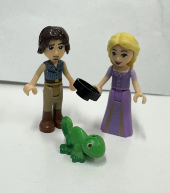 LEGO DISNEY PRINCESS: Flynn Rider dp007 and Rapunzel Mini Doll Pascal ...
