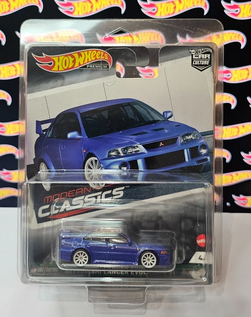HOT WHEELS PREMIUM Mitsubishi Lancer Evolution VI - Modern Classics Evo ...