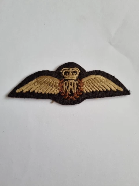 WW2 RAF ROYAL Air Force Pilot Wing Brevet Badge #2 £35.00 - PicClick UK