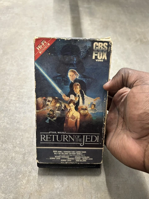 STAR WARS RETURN Of The Jedi VHS 1983 CBS Fox Video Hi-Fi Red Label Movie Film £9.46 - PicClick UK