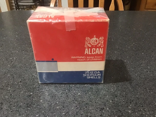 VINTAGE ALCAN 12 Gauge Shotgun Shell Empty Box $21.00 - PicClick