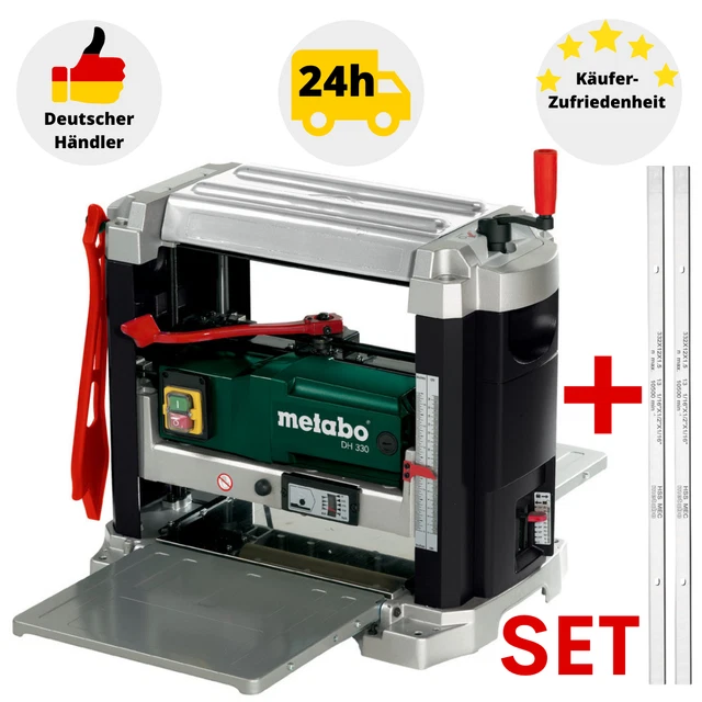 METABO DICKENHOBEL DH 330 Hobelmaschine 1800 Watt Hobel + Ersatzmesser ...