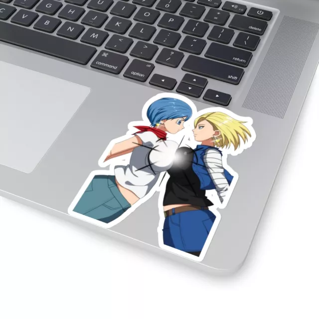 Waifu Girl Hentai Ecchi 90s Anime Kiss Cut Sticker Laptop Decal N18
