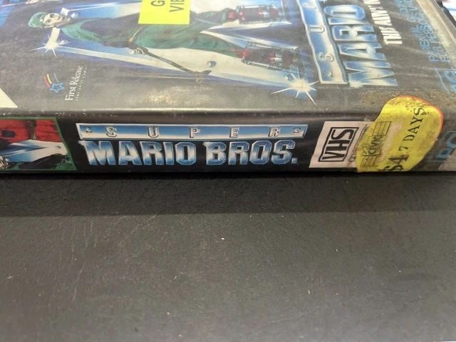 SUPER MARIO BROS VHS Big Box Ex Rental Action Video 1993 $30.00 ...