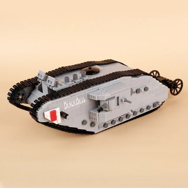 WWI BRITISH HEAVY Tank Mark I MK World War I moc WW blocks Great UK WW2 ...