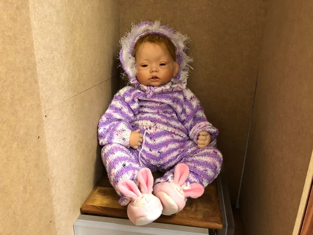 POUPON DE COLLECTION Porcelaine Poupée 58 Cm. Parfait État EUR 34,67 - PicClick FR