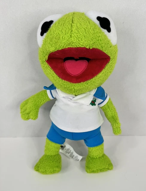 DISNEY STORE MUPPET Babies Kermit the Frog Toy 12” Plush Stuffed Animal ...