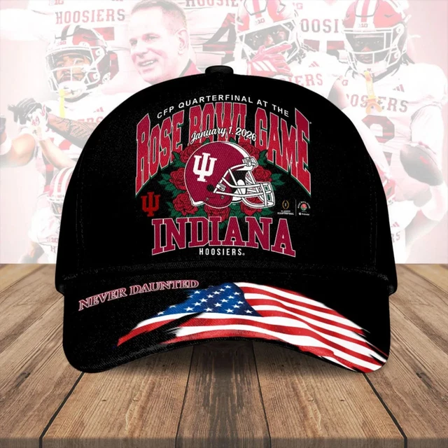 INDIANA HOSIER FOOTBALL 2026 Rose Bowl Classic Cap CM20 £24.96 ...