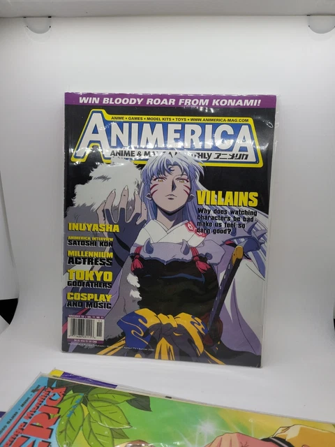 ANIMERICA MAGAZINE LOT 8 issues INUYASHA EARLY 2000S HTF $199.14 ...