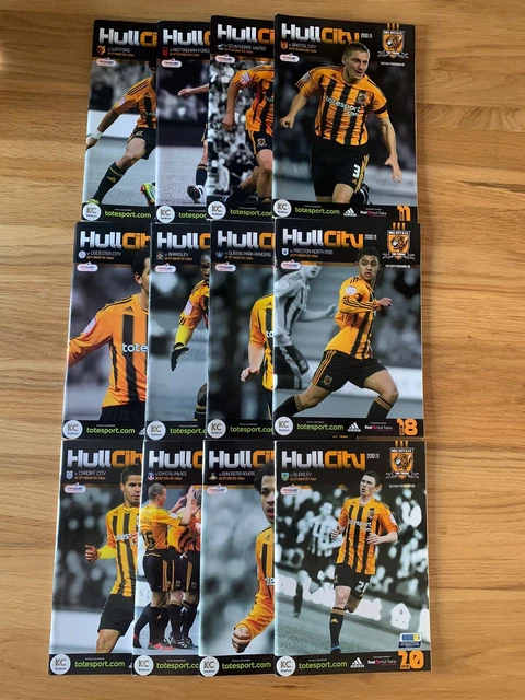 12 X HULL City Home Football Programmes Season 2010/11 (Lot 4) £2.39 ...