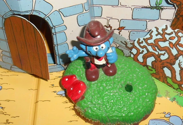 SMURF SET COW boy smurf smurf smurf smurf lax beige variant very rare £ ...