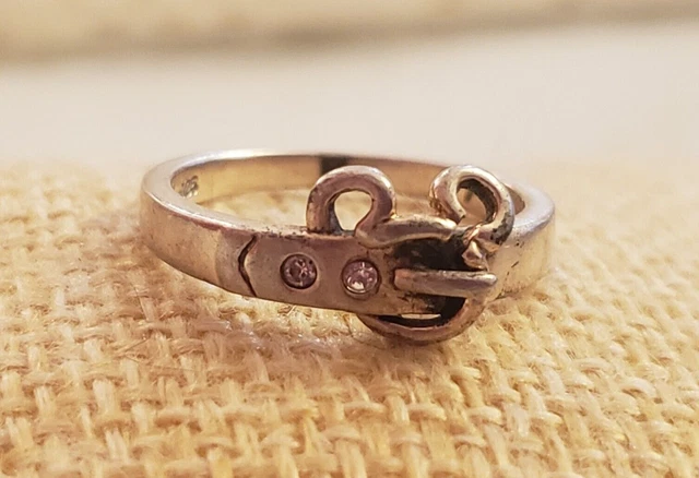 RARE VINTAGE DISNEY Sterling Silver 925 Mickey Mouse Ring Size 7 Signed ...