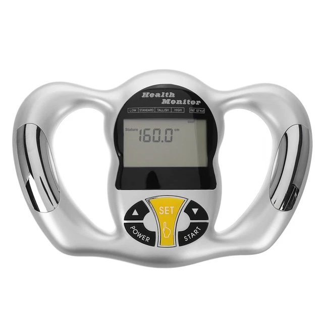 HAND HELD FAT Analyser Digital Bmi Calculator Loss Device Measuring £26 ...