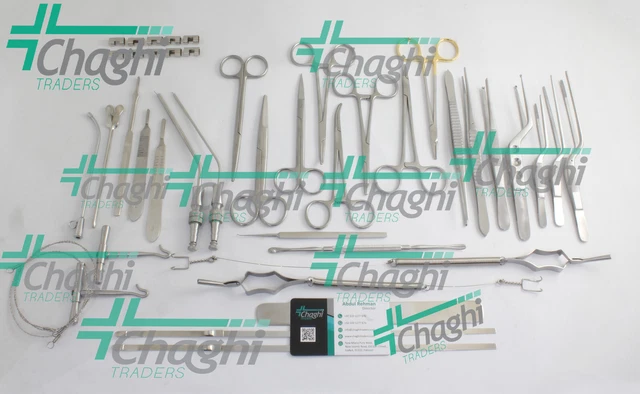 CRANIAL SURGERY INSTRUMENT 43 PCs Complete Set Good Quality Orthopedic ...