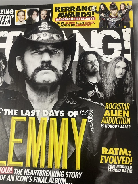 KERRANG MAGAZINE THE Last Days Of Lemmy Untold No1625 2016. (m2) £10.00 ...