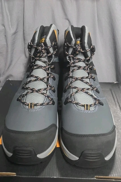 TIMBERLAND SWITCHBACK COMP Toe Waterproof Work Boot Grey Men Size 13M ...