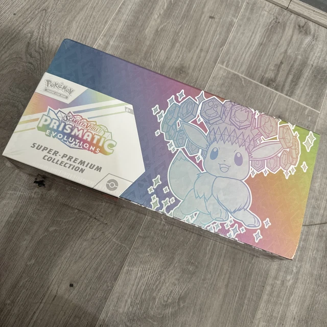 POKEMON TCG PRISMATIC Evolutions Super Premium Collection Box NEW ...