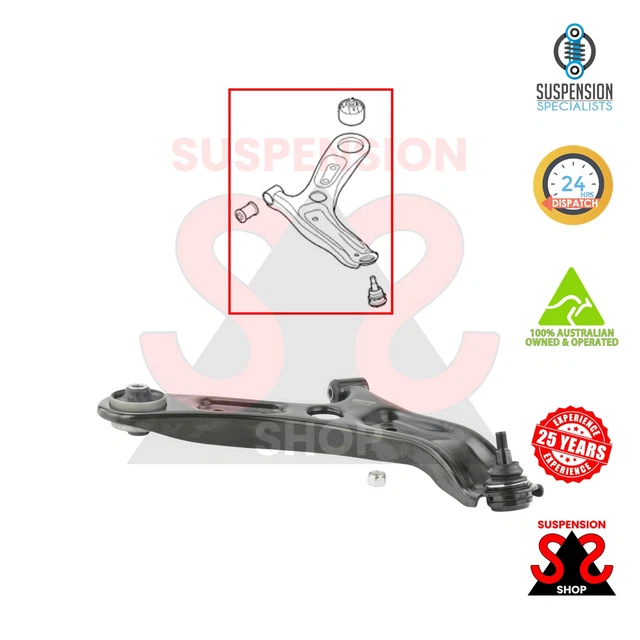 FRONT AXLE RIGHT Control/Trailing Arm, Suspension Suit KIA Stonic 1.4 CVVT $114.88 - PicClick AU