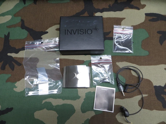 RARE TEA INVISIO Bone Conduction Ear Microphone Headset NSW Navy SEAL ...