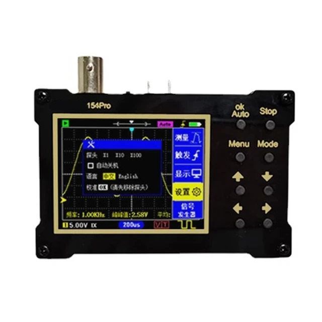 OSCILLOSCOPE PORTABLE POLYVALENT DSO154Pro avec g??n??rateur de signal ...