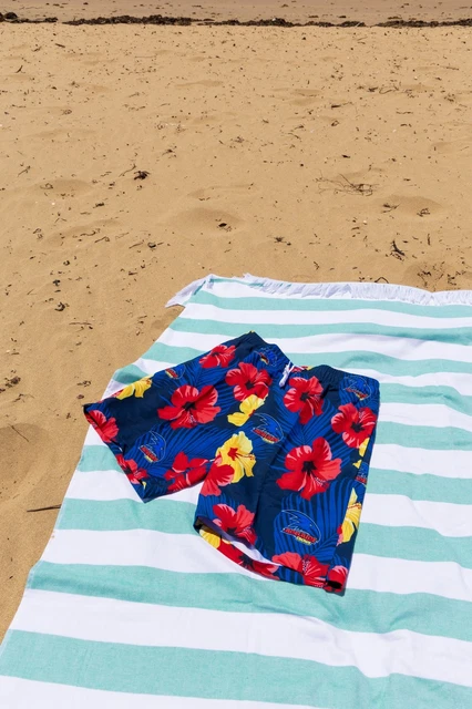BRISBANE LIONS AFL Aloha Hawaiian Volley Swim Shorts Mens Official ...