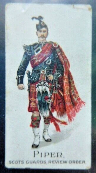 GALLAHER &TYPES OF The British Army" Piper Scots Guards (Battle Honours ...