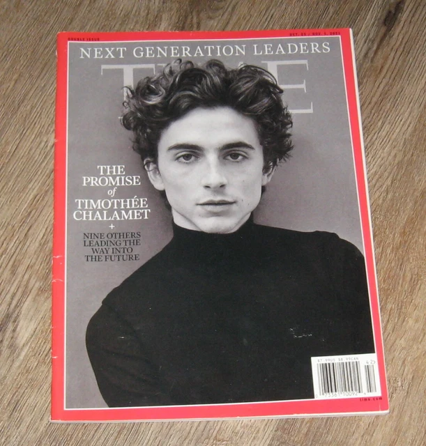 TIME 2021 MAGAZINE Timothee Chalamet COVER photo article Elizabeth ...