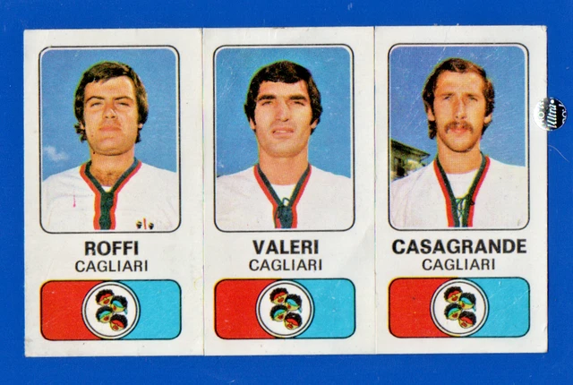 FIGURINA CALCIATORI PANINI 1976/77 N.345 Roffi/Valeri/Casagrande Rec ...
