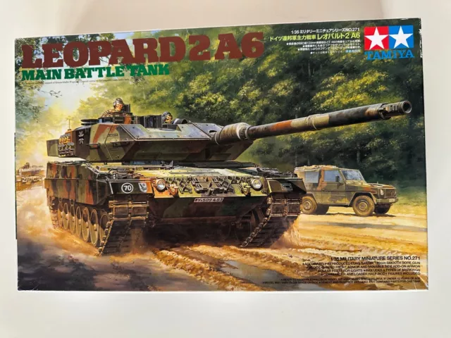 TAMIYA 35271 MODELLBAUSATZ Leopard 2A6 Main Battle Tank - 1:35 ...