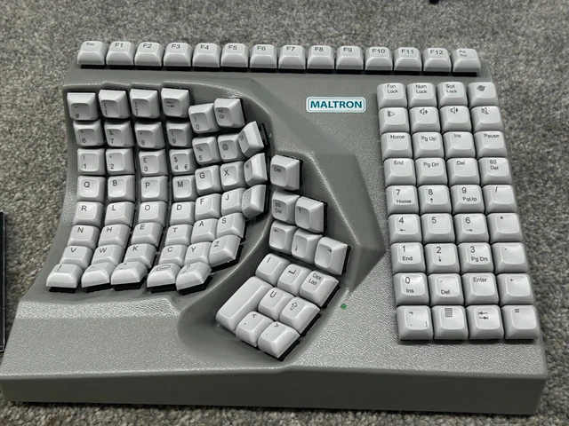 MALTRON SINGLE HAND Keyboard Left Handed - Grey REDUCED TO CLEAR £125. ...