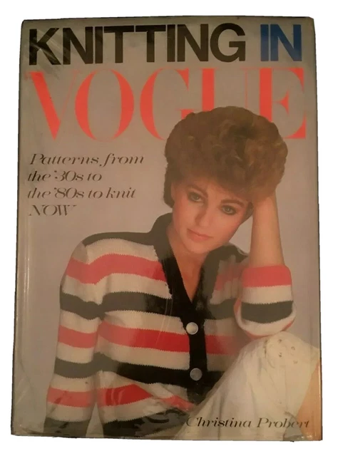 VINTAGE VOGUE 80'S KNITTING IN VOGUE PATTERNS BOOK 1982 $40.00 - PicClick AU