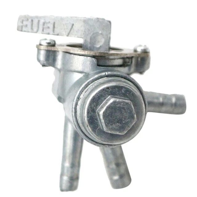 3 WAY PETCOCK Fuel Tank Shut Off Valve Cock Fit for Motorcycle Dirt ...