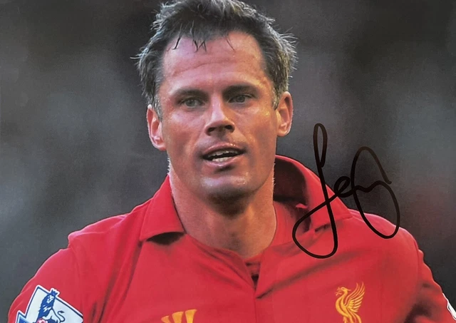 JAMIE CARRAGHER LIVERPOOL Signed Photo Football £5.00 - PicClick UK
