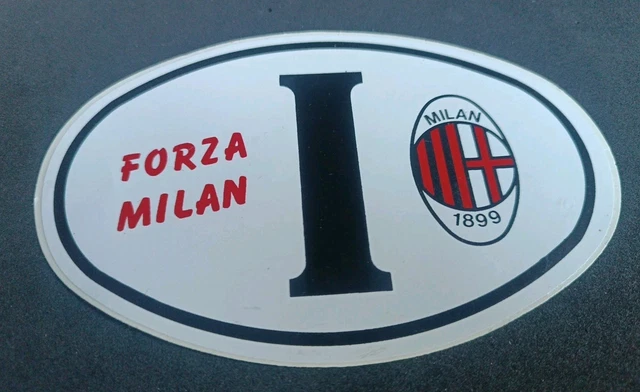 ADESIVO STICKERS SIMBOLO Badge Stemma Logo Crest Club Milan Milano Tepa ...